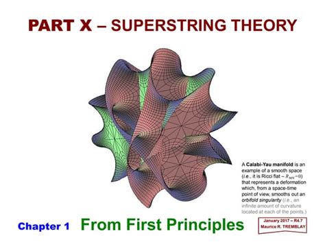 Part X 1 Superstring Theory Ppt