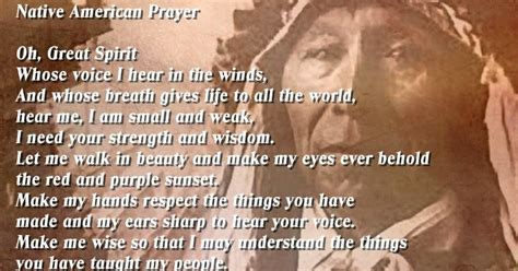 Native American Prayer Native History Magazine