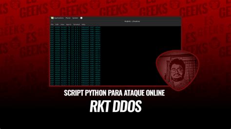 rkt ddos script python para ataque en línea esgeeks