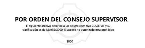 Scp 3000 Wiki La Scp Foundation Fandom Powered By Wikia