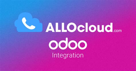 integrate allocloud telephony with odoo integration