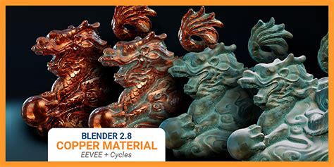copper shader eevee cycles blender market