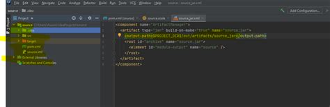 jar file folder out is missing ides support intellij
