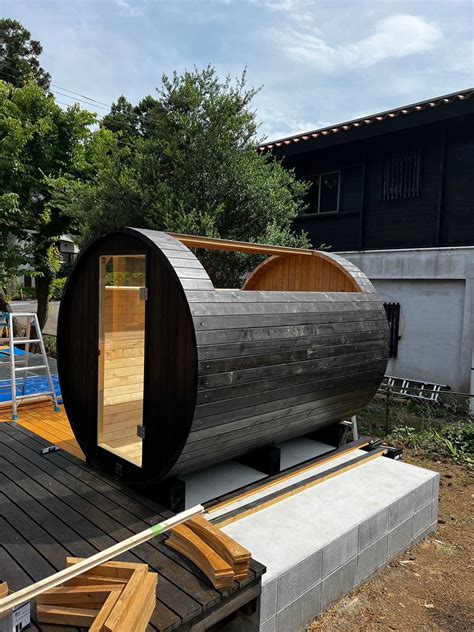 【施工事例】base Barrel 静岡県 個人宅様 バレルサウナの購入・販売なら（サウーナ）本体29万円から