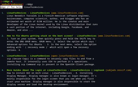 duckduckgo in your terminal ddgr cli tool linuxfordevices