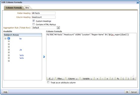 obiee qanda obiee 11g presentation variable initialization in a multi