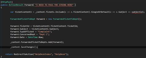 mvc passing parameter value from an action result to another