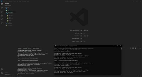python why can i run multiple django apps on the same ip address and