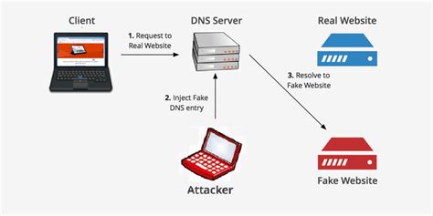 dns attack with mitm domain name system dns is the protocol of web