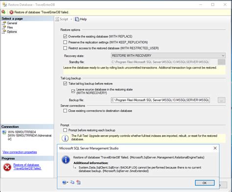 how to restore sql server 2014 database backup to a sql