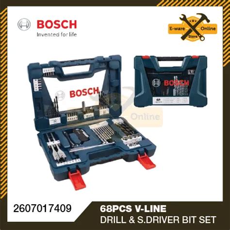 Bosch V Line 68pcs Drill Bits And Screwdriver Bits Set Drill Set Mata