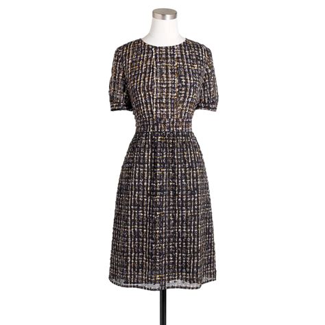 J Crew Swiss Dot Dress In Black Lyst