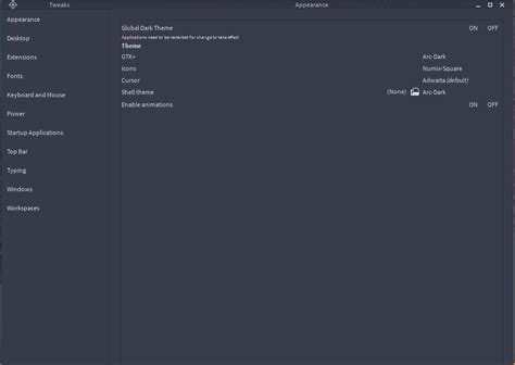 how to install arc theme on ubuntu gnome 16 04 ask ubuntu