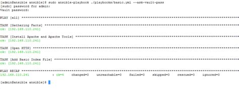 ansible using the “vault” vnuggets