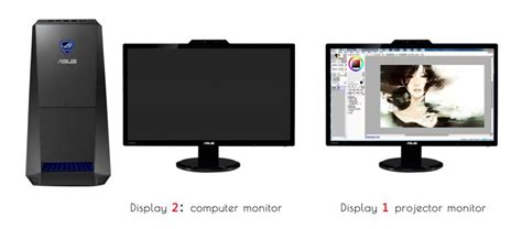 duplicate extend computer only projector only gaomon qanda