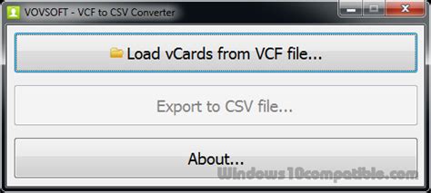 vcf to csv converter 1 5 free download