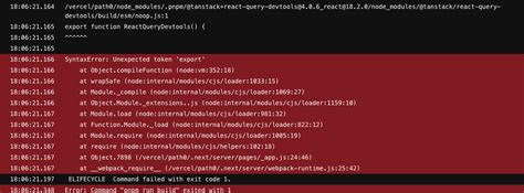 tanstack react query devtools v4 does not include `node env` check