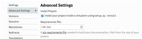 python sphinx readthedocs not creating documentation