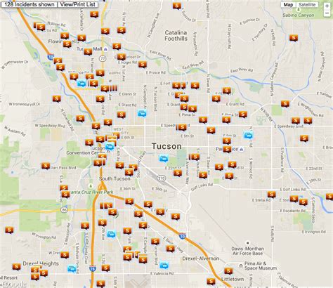 Tucson Sex Crimes 128 Over Last 30 Days
