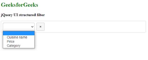 javascript structured filter plugin geeksforgeeks