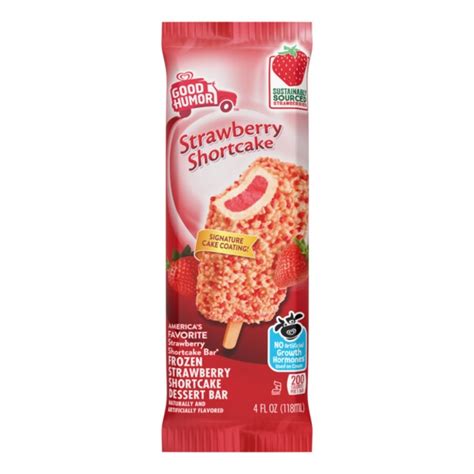 Good Humor Ice Cream And Frozen Dessert Bars Strawberry Shortcake 1 Ct