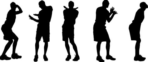 Vector Silhouettes Of Gay Stock Illustration Download Image Now