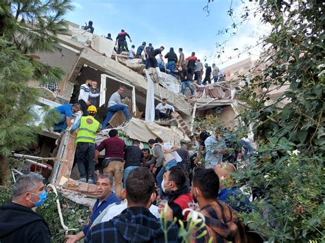 Quake Strikes Turkish Coast And Greek Island Killing 19 The