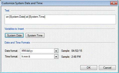 customize dialogs