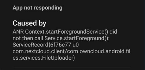 android app crashes after selecting folders to auto upload · issue