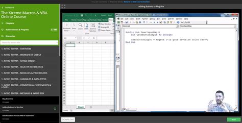 the xtreme excel macros and vba online course myexcelonline