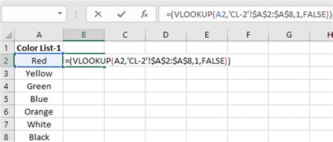 how to compare two columns in excel using vlookup exceldemy