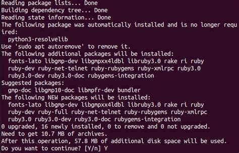 install ruby on ubuntu [using rbenv rvm repository snap]