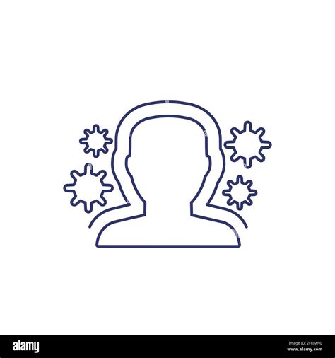 Immune System And Immunity Line Icon Vector Stock Vector Image And Art