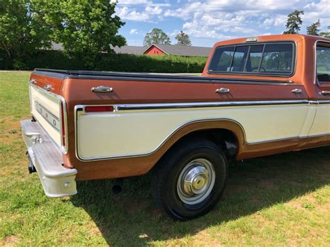 No Reserve 1977 Ford F 250 Camper Special Ranger 460 At Ac 2wd 68k