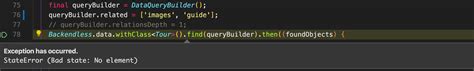 exception retrieving data from table with 1 1 relation to users