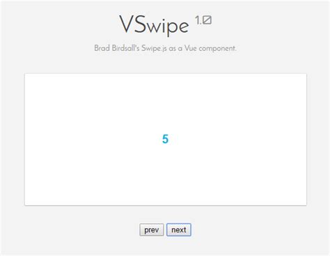 swipe touch touch slider for vue js vswipe js vue js