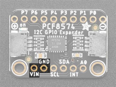 pinouts adafruit pcf8574 i2c gpio expander adafruit learning system