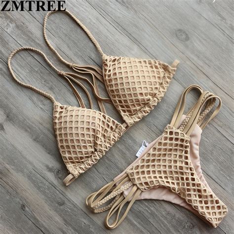 Zmtree Brand New Bikinis Women Bandage Swimsuit Beach Bathing Suit