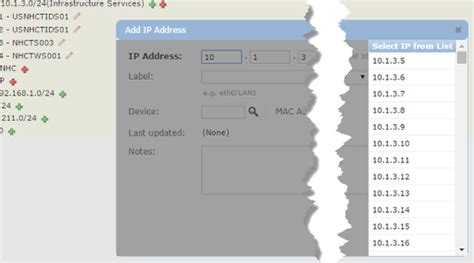 subnet tree view device42 documentation device42