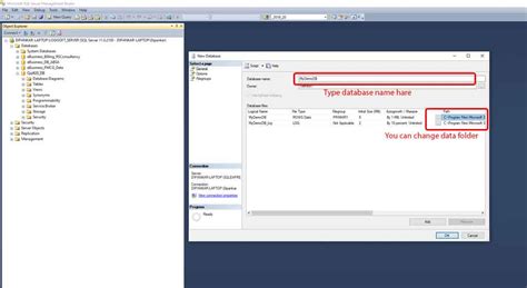 create database in sql server developers zone