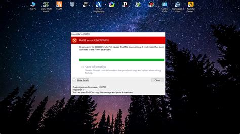 error gta5 126e751 rage erro unknown redm client support cfx re