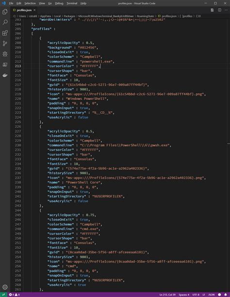 git bash profile for windows terminal use cygwin s shell
