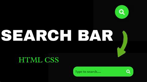 search bar html css jd tutorial youtube
