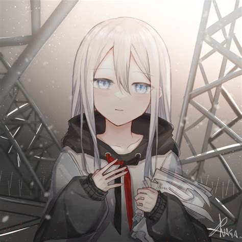Safebooru 1girl Abstract Background Absurdres Blue Eyes Collarbone