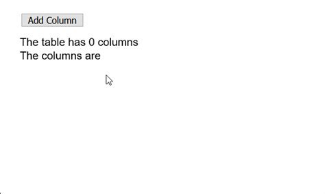 p5 js p5 table addcolumn method geeksforgeeks