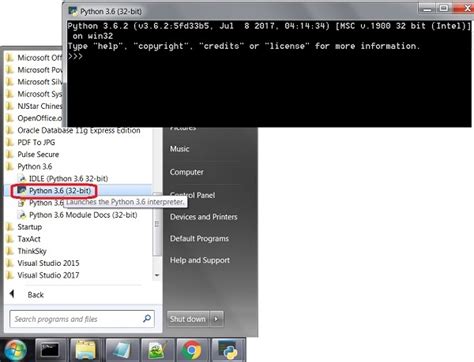 verify python installation on windows
