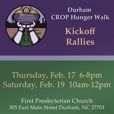 Durham Crop Hunger Walk Ending Hunger One Step At A Time