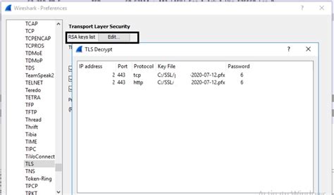 ssl wireshark decryption of tls v1 2 stack overflow