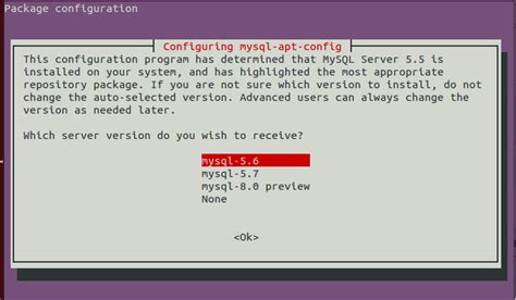 how to upgrade mysql 5 5 to mysql 5 7 on ubuntu 14 04