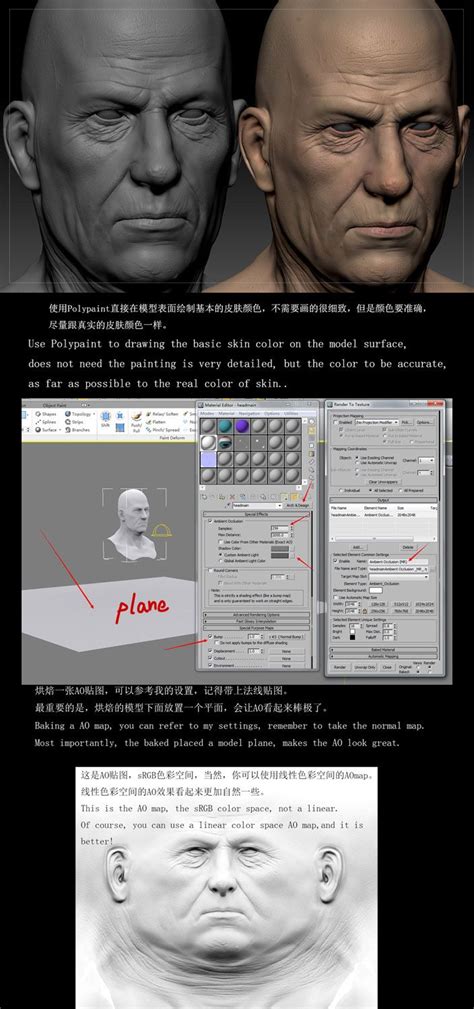 skin shader realtime render tips zbrush tutorial zbrush digital